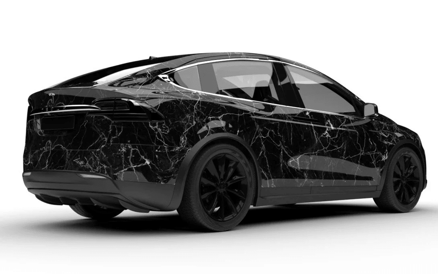 Black Marble Vinyl Wrap | Premium Luxury Marble Car Wrap Film – yeswrap