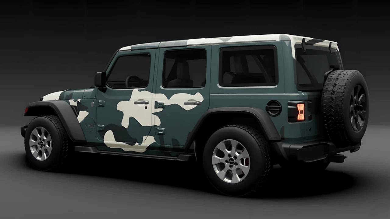Army Green Camouflage Vinyl Wrap – yeswrap
