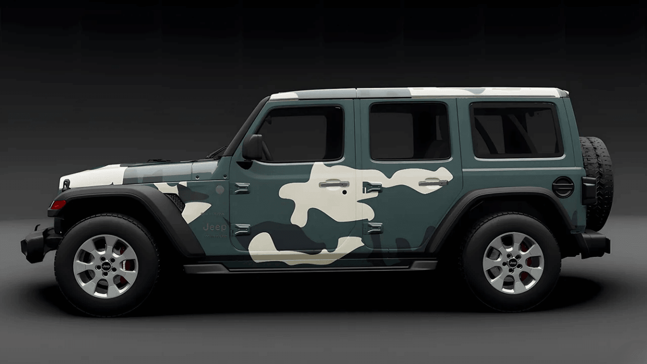 Army Green Camouflage Vinyl Wrap – yeswrap