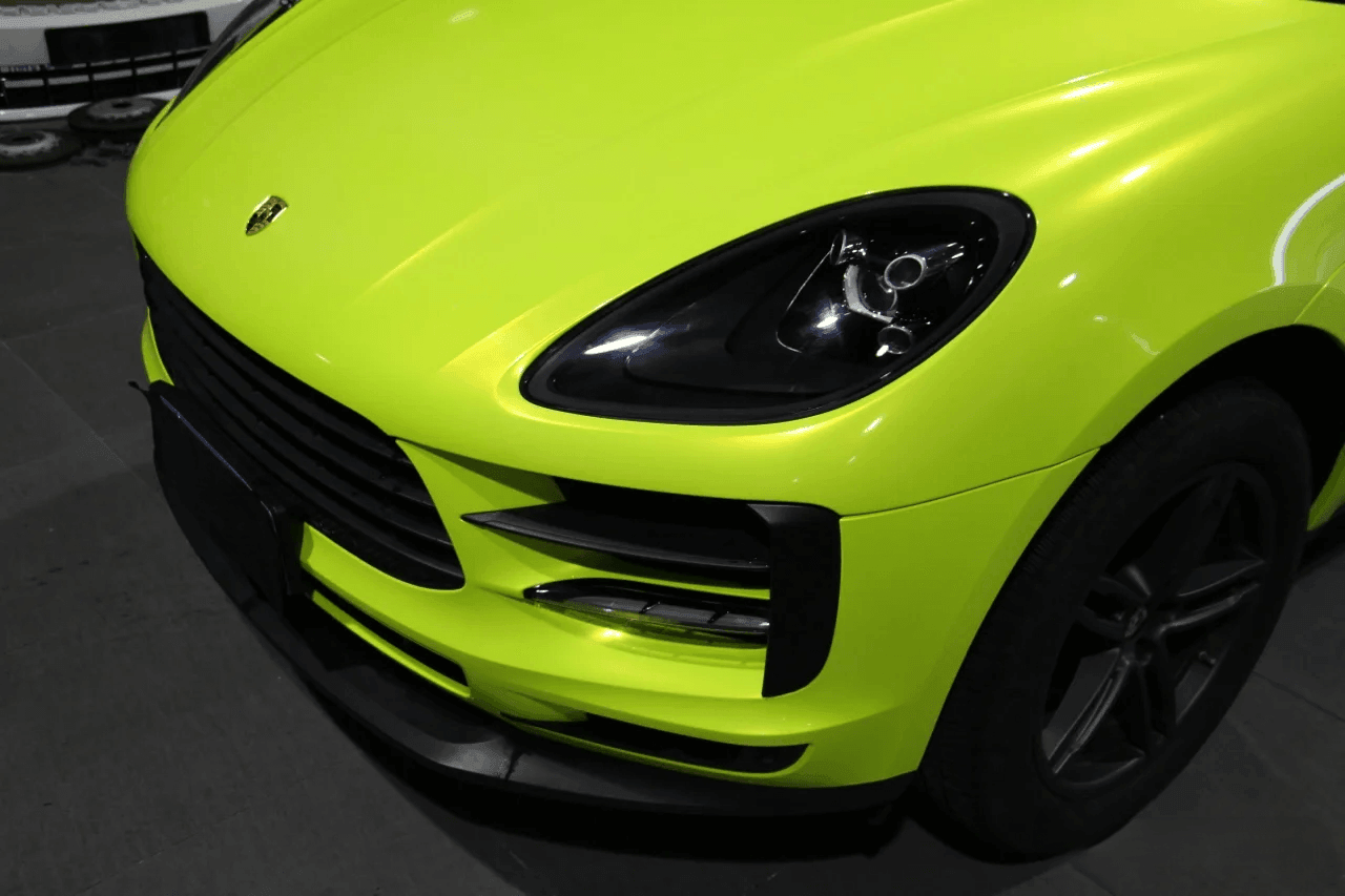 Pearlescent Greenish Yellow Car Wrap | Metallic Lime Green Vinyl – YesWrap