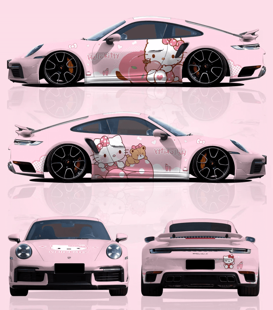 Hello Kitty Car Wrap – yeswrap