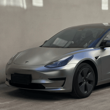 Liquid Metallic Silver Matte Wrap | Matte Silver Car Vinyl – yeswrap