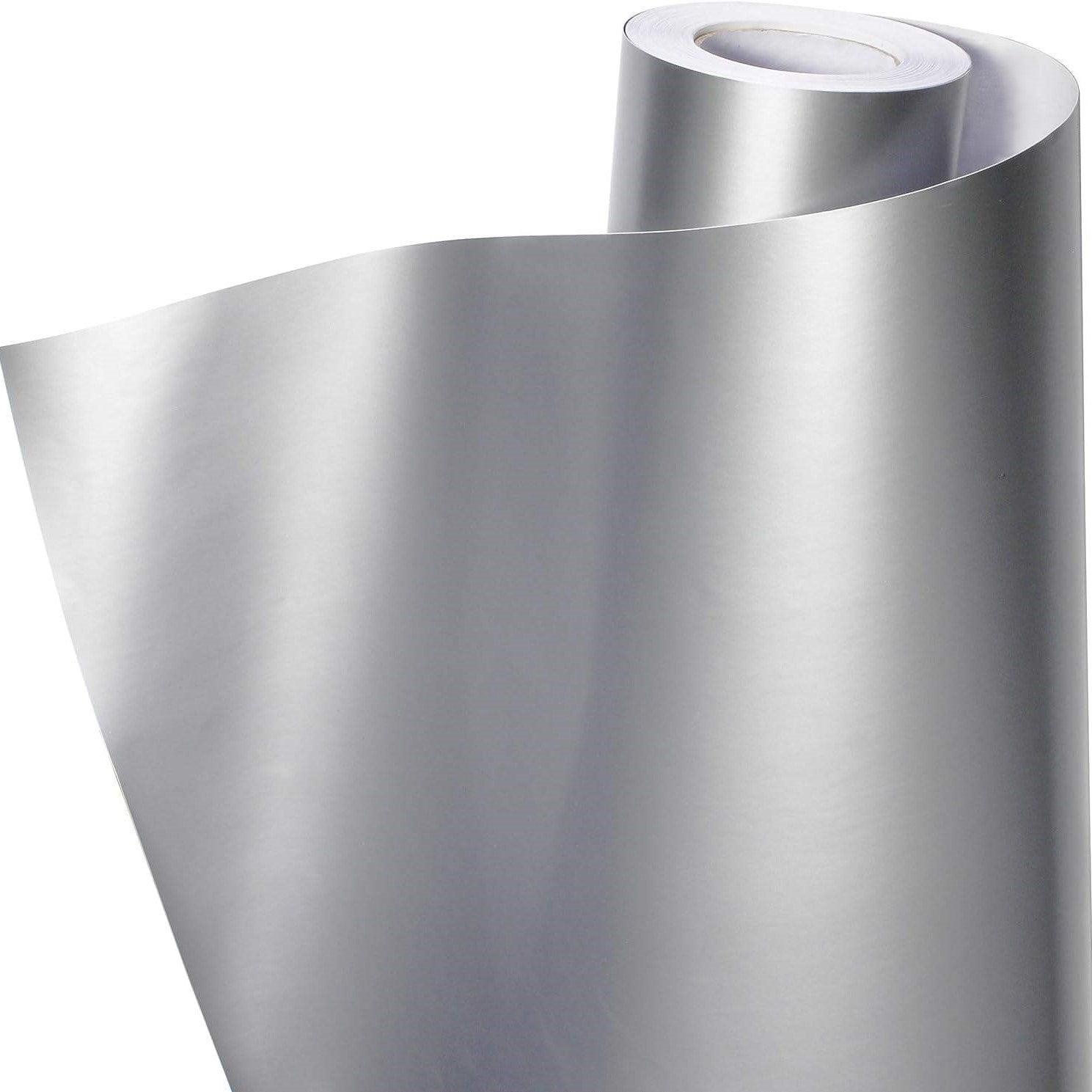 Liquid Metallic Silver Matte Wrap | Matte Silver Car Vinyl – YesWrap