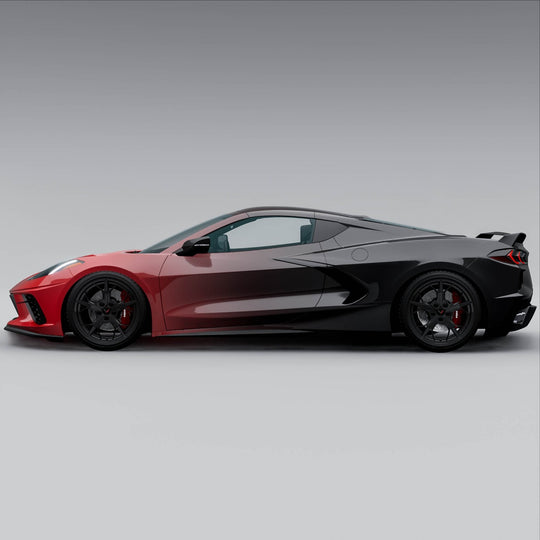 Gradient Color Vinyl Wrap, Two Tone Fade Car Wrap – yeswrap