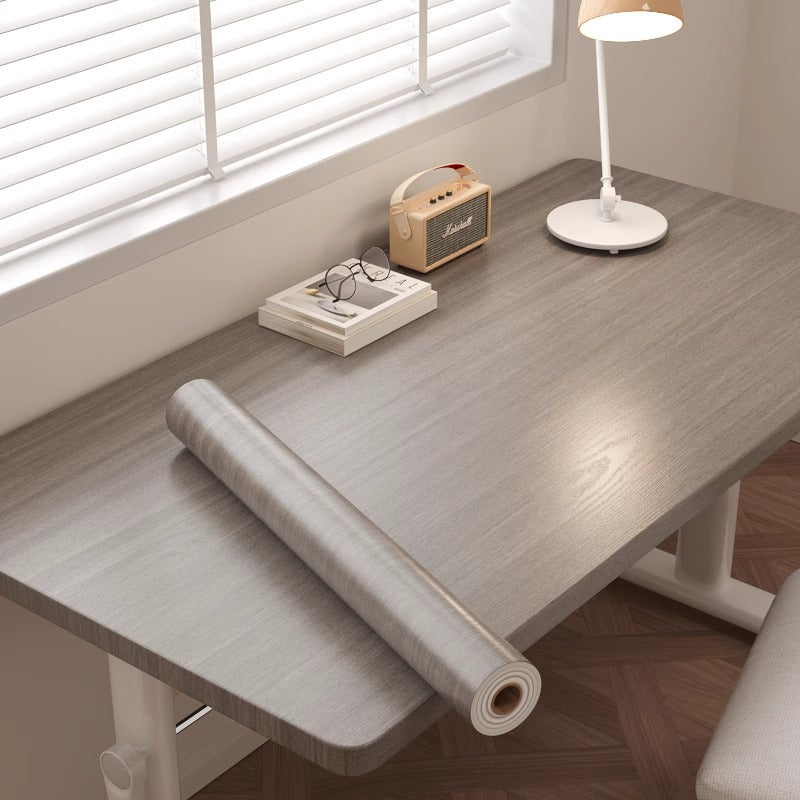 Slate Grey Wood Grain Vinyl Wrap | Self-Adhesive Furniture & Interior ...