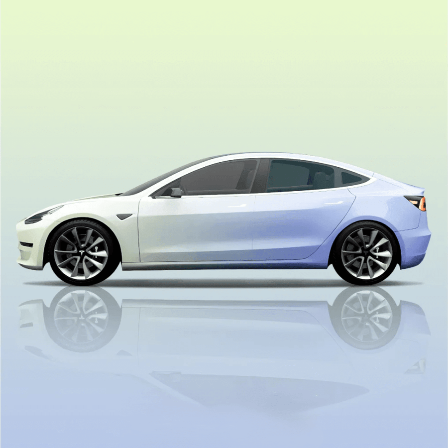 Gradient Color Vinyl Wrap, Two Tone Fade Car Wrap – yeswrap