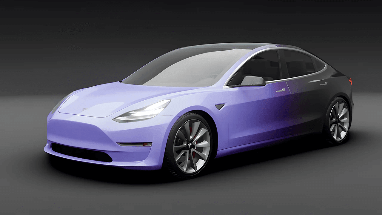 Purple Black Gradient Vinyl Wrap – yeswrap