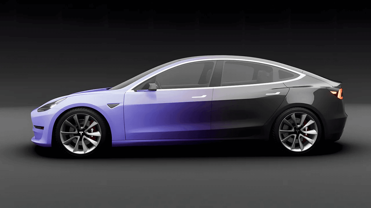 Purple Black Gradient Vinyl Wrap – yeswrap