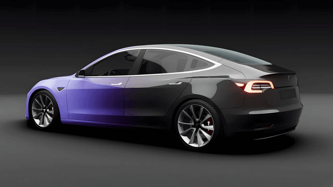 Purple Black Gradient Vinyl Wrap – yeswrap