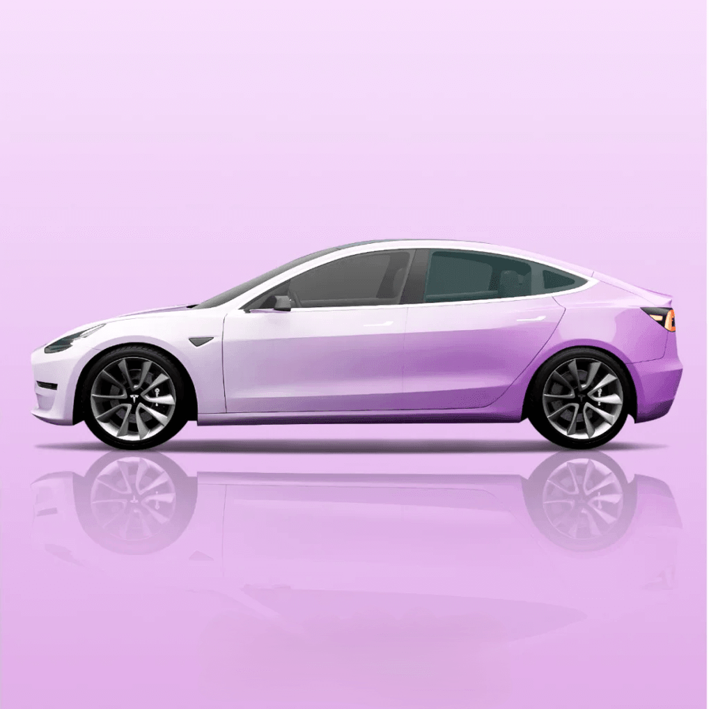 Gradient Color Vinyl Wrap, Two Tone Fade Car Wrap – yeswrap