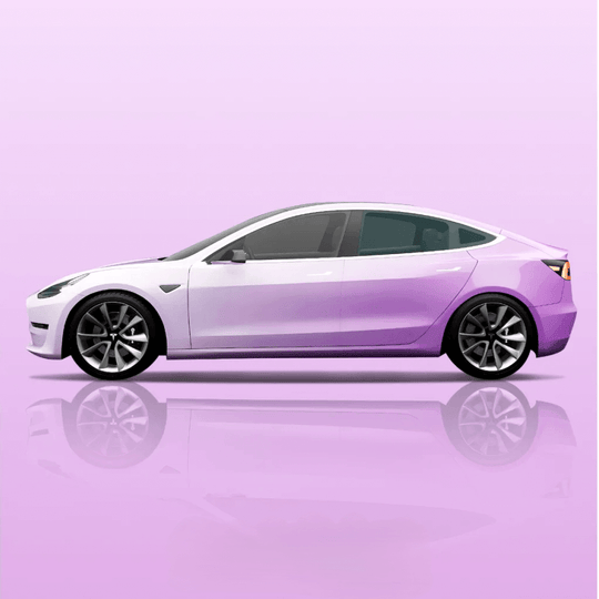 Gradient Color Vinyl Wrap, Two Tone Fade Car Wrap – yeswrap