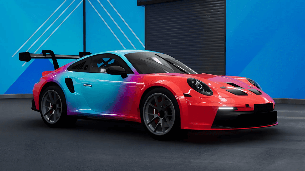 Red Blue Gradient Vinyl Wrap – yeswrap