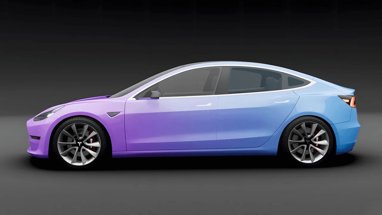 Violet Blue Gradient Vinyl Wrap – yeswrap