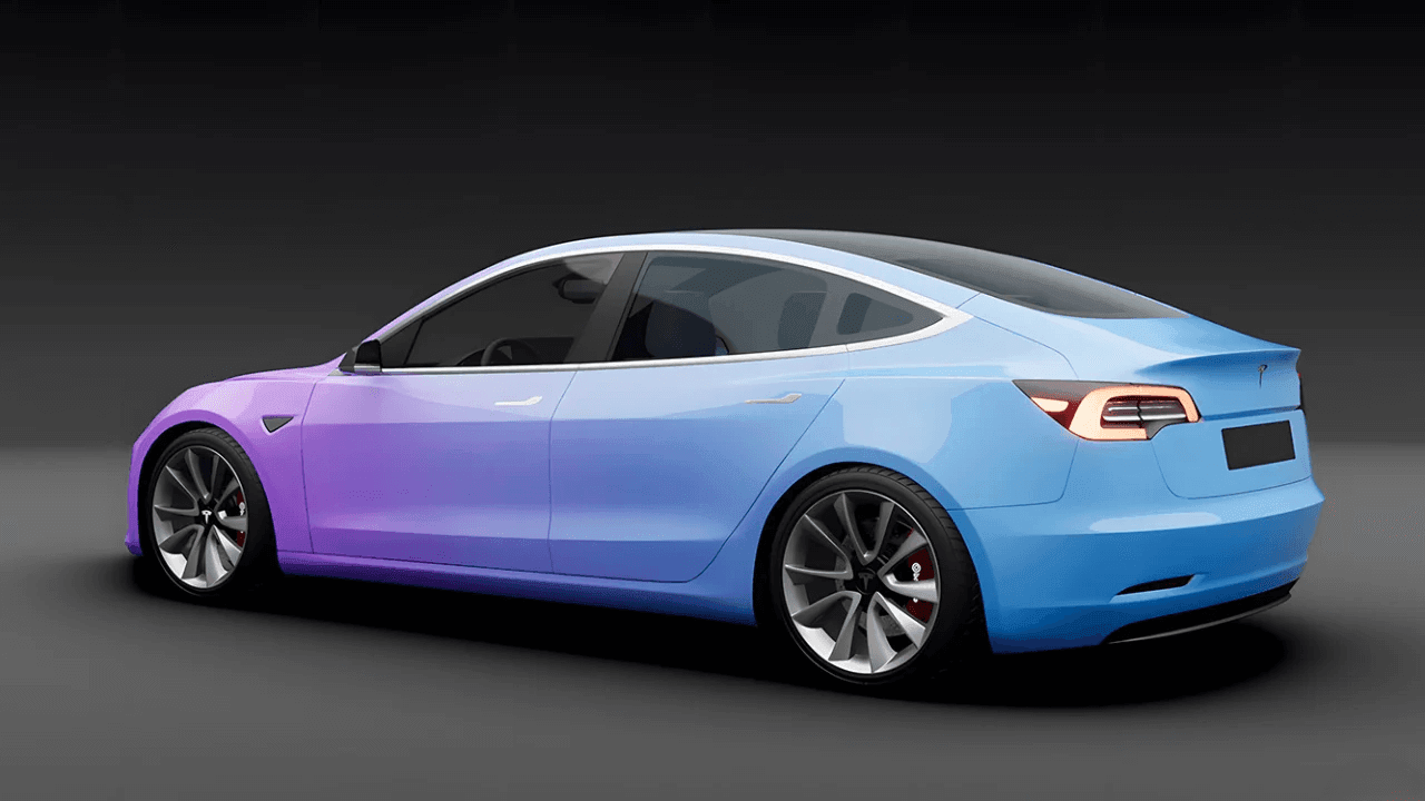Violet Blue Gradient Vinyl Wrap – yeswrap