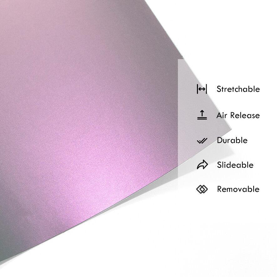 Gloss Candy Gray Pink Color Shift Vinyl Wrap – yeswrap
