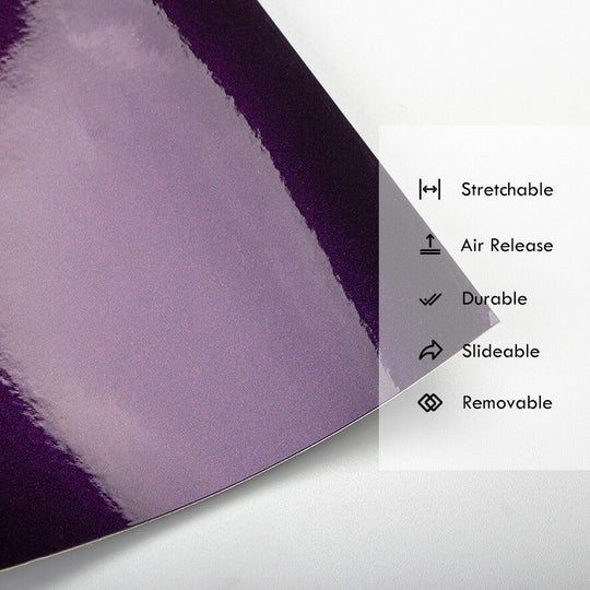 Gloss Metallic Midnight Purple Wrap | Midnight Purple Car Wrap – YesWrap