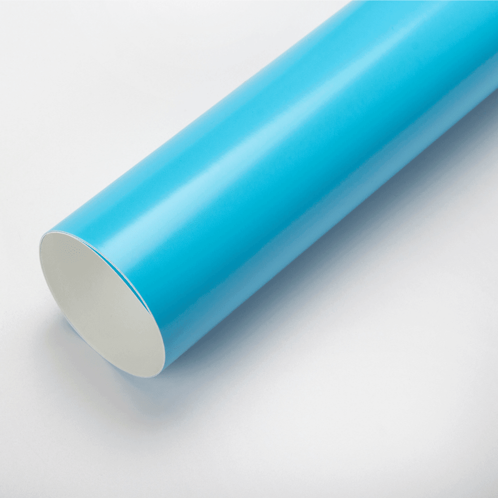 Satin Ceramic Blue Vinyl Wrap – yeswrap