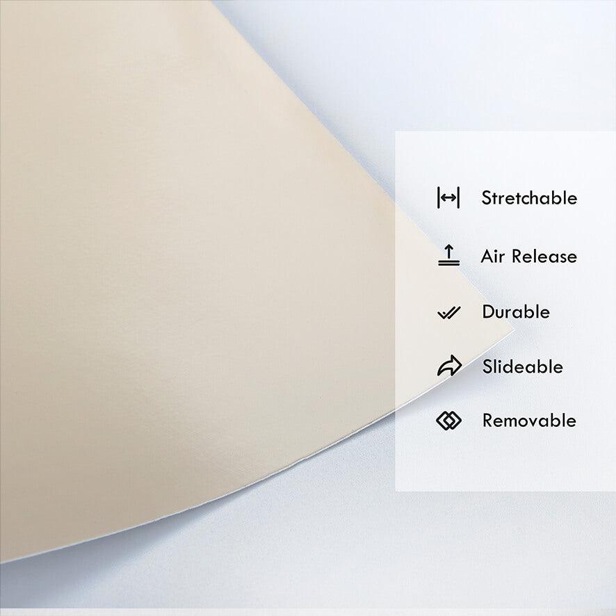 Satin Ceramic Beige Vinyl Wrap – yeswrap