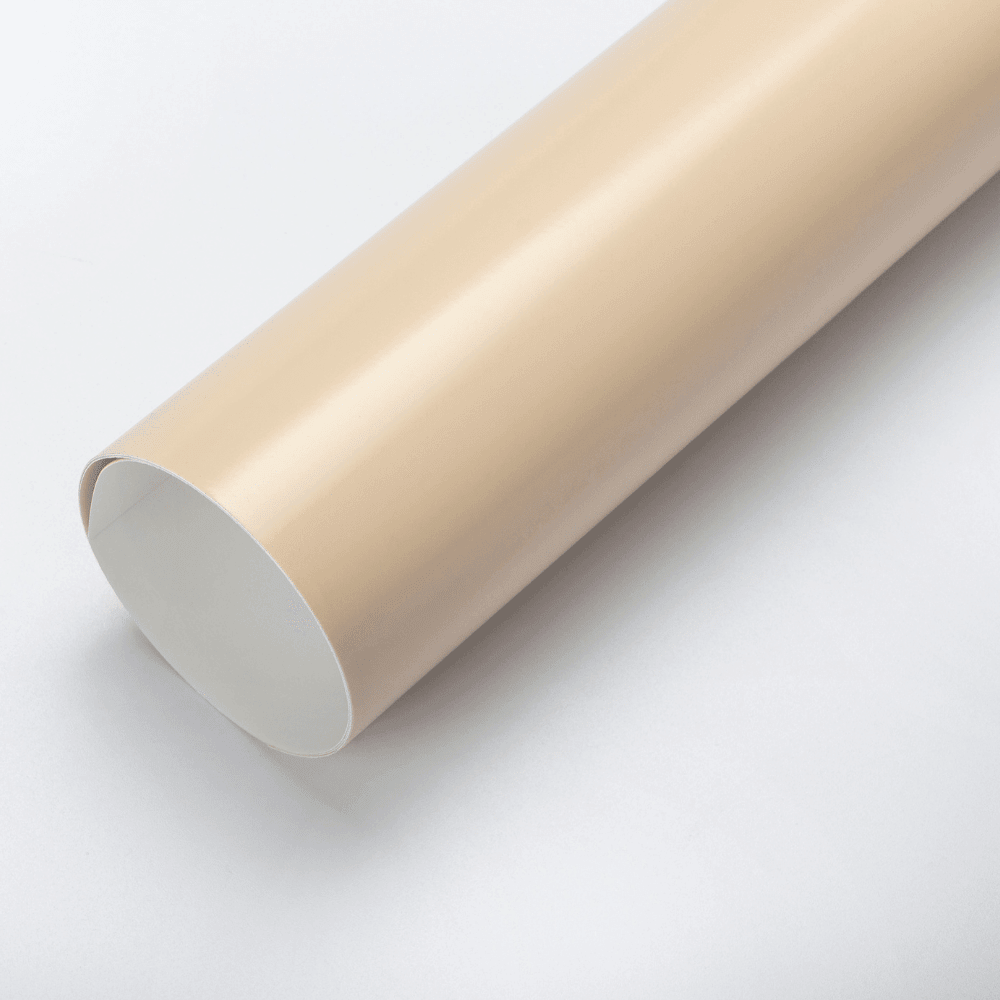 Satin Ceramic Beige Vinyl Wrap – yeswrap