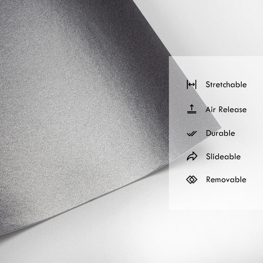 Matte Metallic Dark Gray Vinyl Wrap | Yeswrap – yeswrap