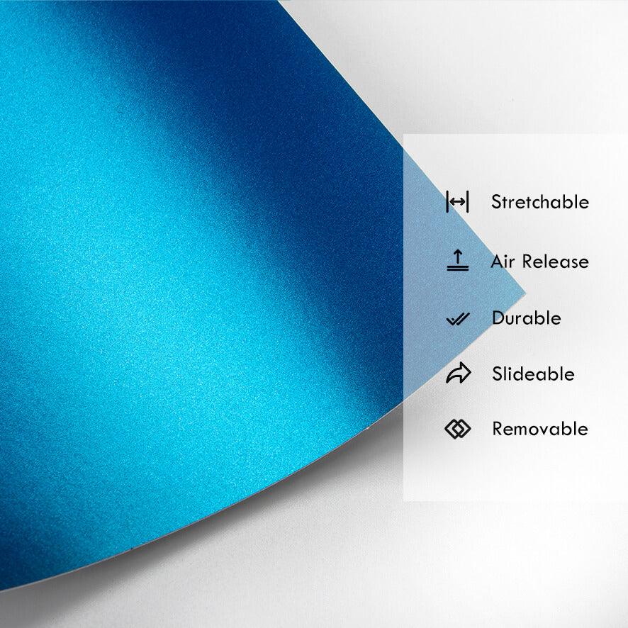 Matte Metallic Ocean Blue Vinyl Wrap | Yeswrap – yeswrap