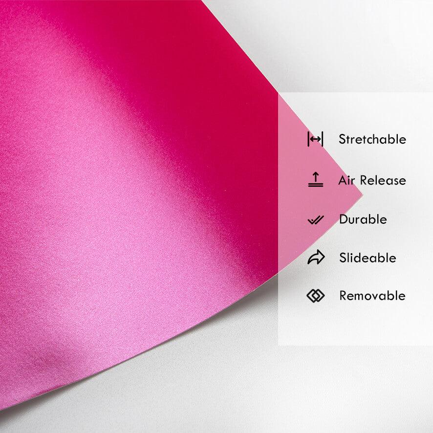 Matte Metallic Rose Red Vinyl Wrap | Yeswrap – yeswrap