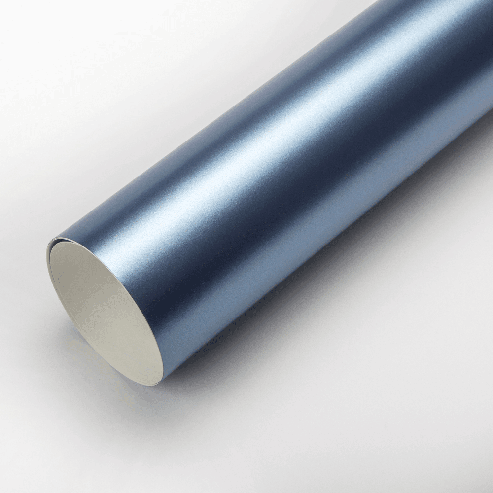 Matte Metallic Gray Blue Wrap – Premium Slate Blue Vinyl Wrap – yeswrap