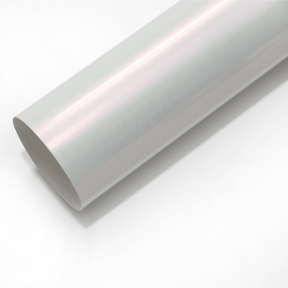 Color Shift White Red Glossy Vinyl Wrap – yeswrap